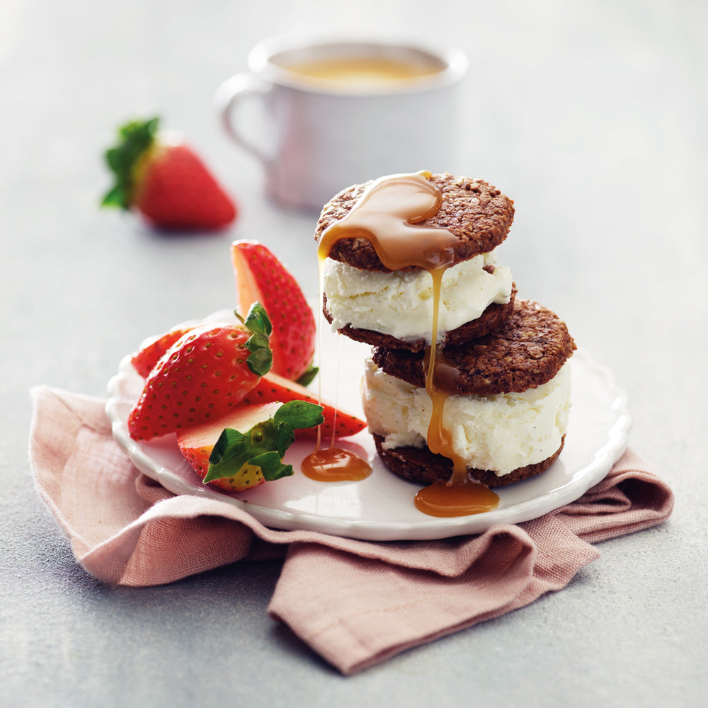 Opskrift på is cookie sandwich uden tilsat sukker