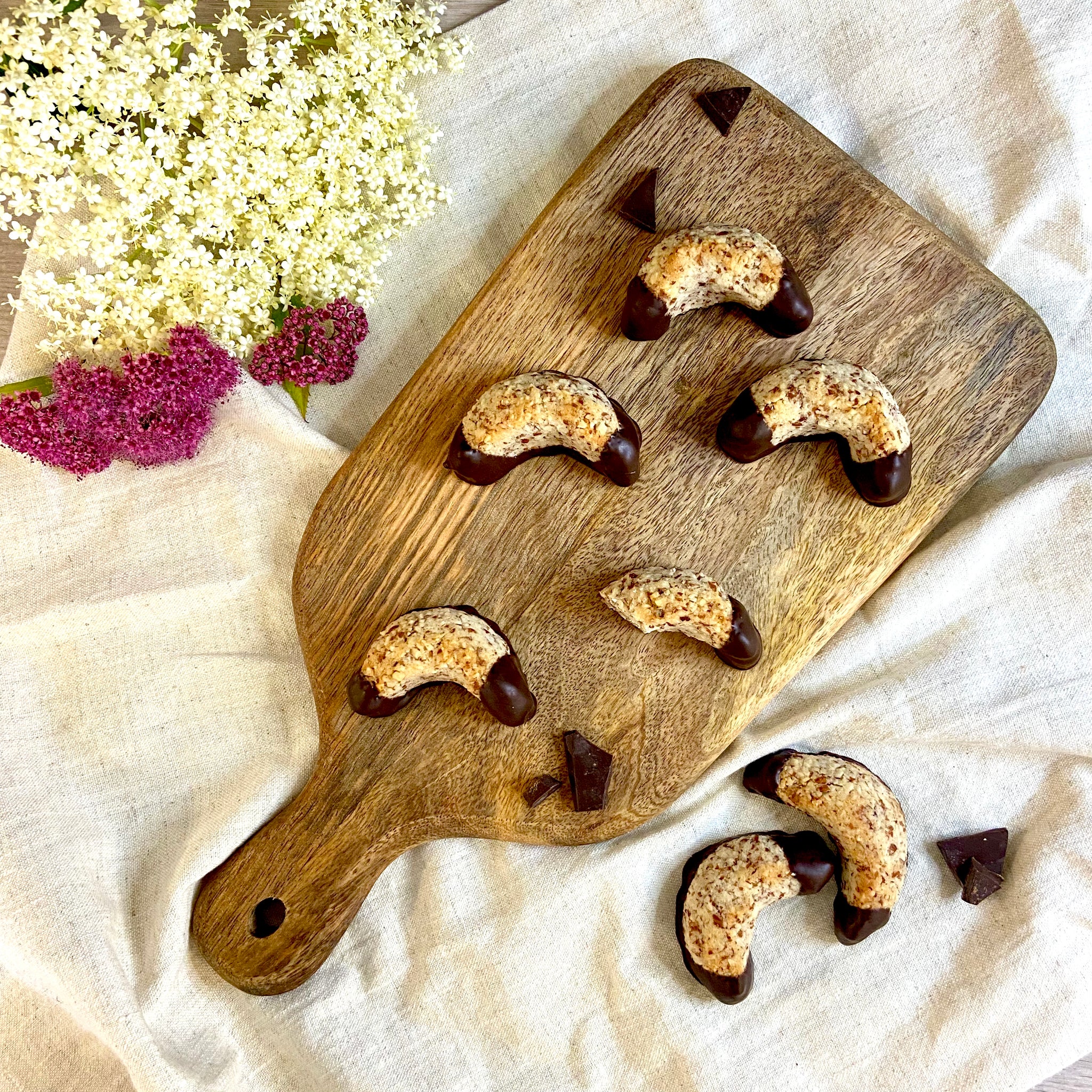Mandelhorn uden tilsat sukker - sådan laver du dem selv